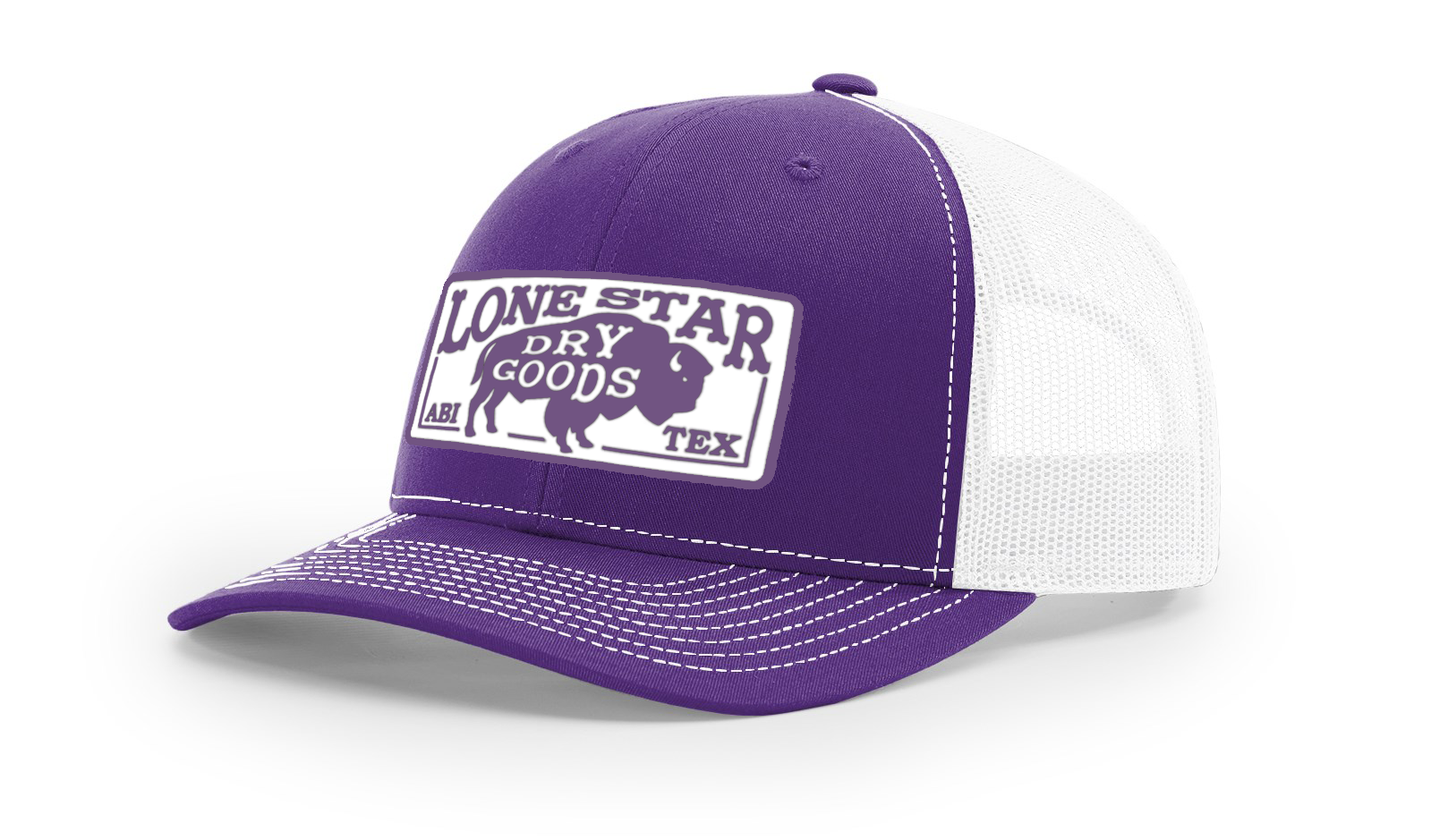 LSDG Trucker Hat- Purple/White – Lone Star Dry Goods